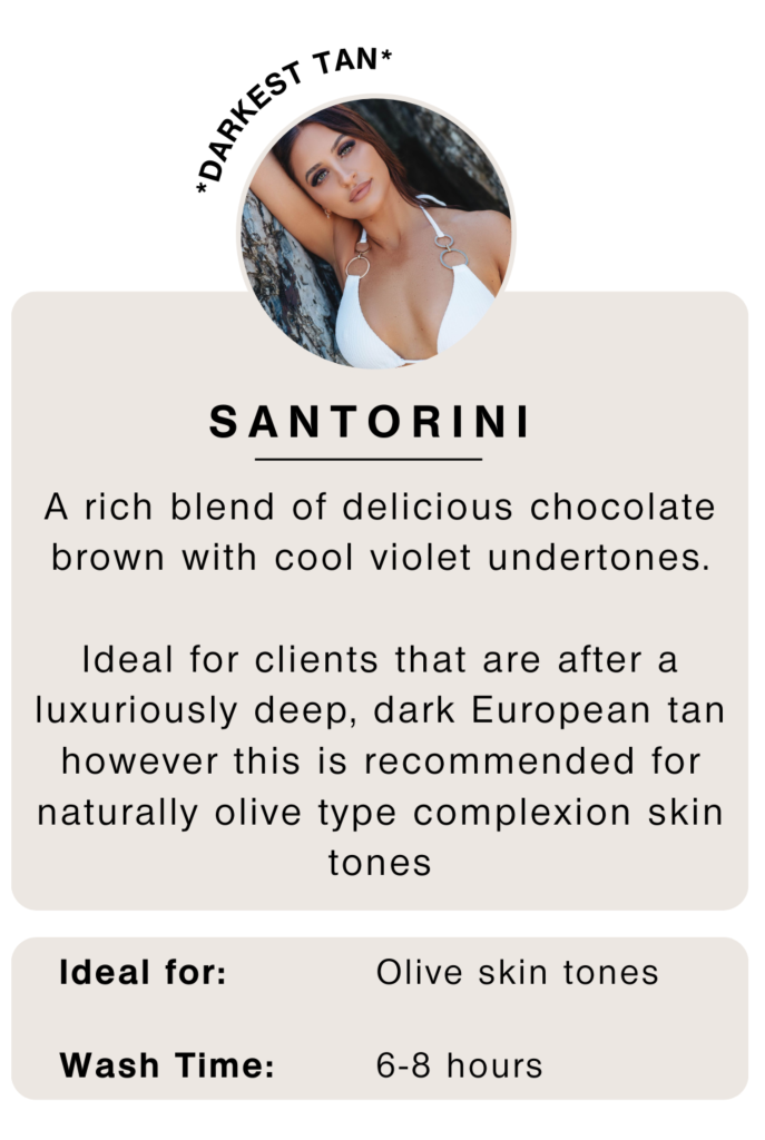 Tan Menu - TANNING BARE